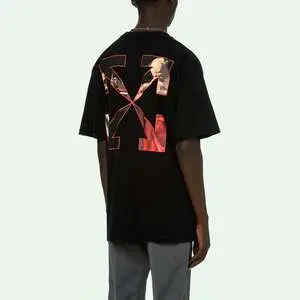 Off-White Caravaggio Short-sleeve Over Tee - Black