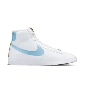 Nike Blazer Mid '77 Indigo High Top Sneakers - White/obsidian/volt
