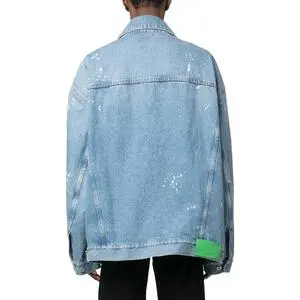 Off-White Blue Button Denim Jacket