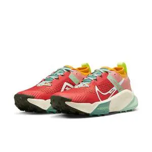 Nike Zoomx Zegama Trail Running Shoes - Red/white