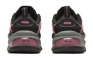 PUMA Lqdcell Omega Striped Knit Training Sneakers - Black