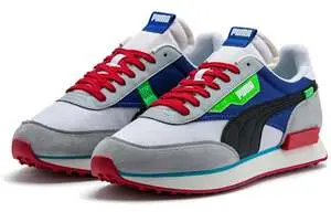 PUMA Future Rider Ride On Dazzling Blue Sneakers - Grey/blue