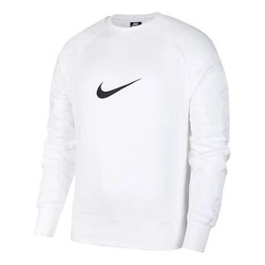 Nike Swoosh Crewneck Long Sleeve - White