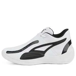 PUMA Rise Nitro Basketball Sneakers - White/black