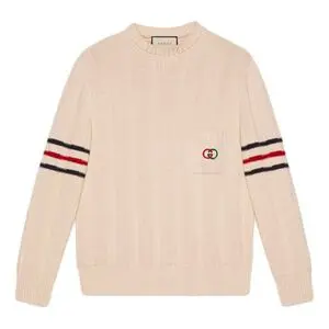 Gucci Cotton Knit Sweater - Ivory