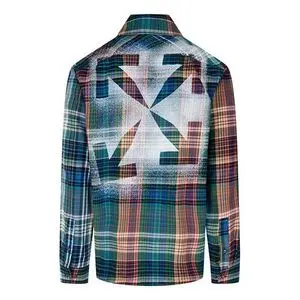 Off-White Fw20 Arrows Printing Long-sleeved Shirt - Green