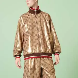 Gucci Gg Technical Jersey Zip Jacket