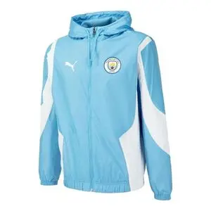 PUMA Manchester City Prematch Woven Anthem Jacket - Blue