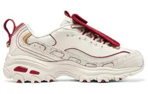 Sketchers Low Top Sneakers - White/red