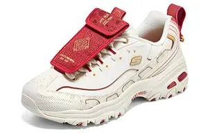 Sketchers Low Top Sneakers - White/red