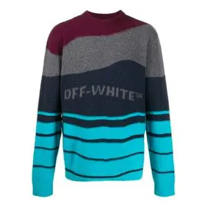 Off-White Stripe Knit - Colorblock