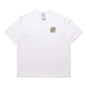 Adidas Originals Artist Tee Ss Pattern Printing Sports Male - White