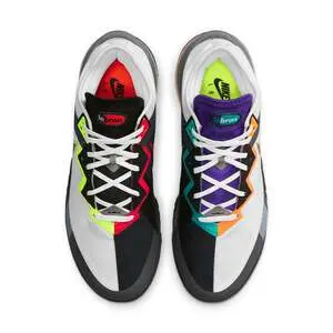 Nike Lebron 18 Low Ep "air Max 95 Greedy" Sneakers - White/black/orange