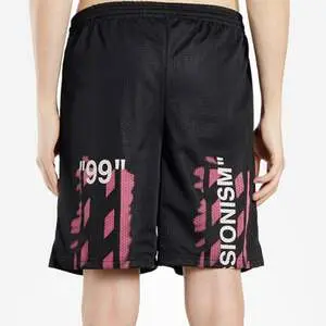 Off-White Diag Stencil Mesh Shorts