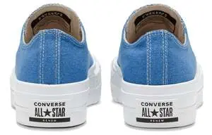 CONVERSE Chuck Taylor All Star Renew Cotton Platform Low Top Sneakers - Blue