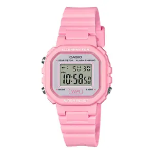 Casio Digital Watch With Resin Strap - Pink