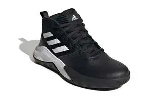 Adidas Ownthegame K Wide J Mid-top Basketball Shoes - Black
