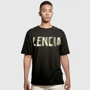 Balenciaga Tape Type T-shirt Medium Fit Faded - Black