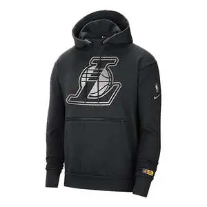 Nike Nba Los Angeles Lakers Team Logo Knit Fleece Hoodie - Default Color
