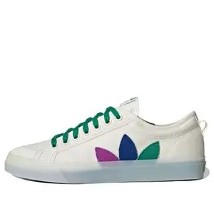 Adidas Nizza Pride Trainers - White/green/blue