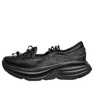 Hoka One One Bondi Mary Jane Sneakers - Black