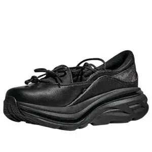 Hoka One One Bondi Mary Jane Sneakers - Black