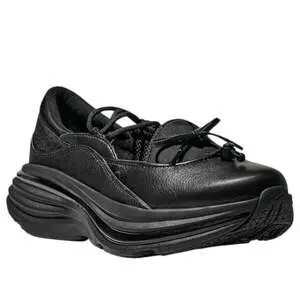 Hoka One One Bondi Mary Jane Sneakers - Black