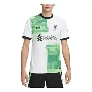 Nike Liverpool Fc 23/24 Match Away Shirt - White/green Spark/black
