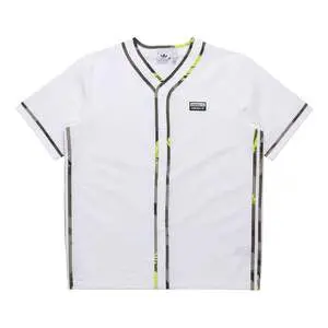Adidas Originals Short Sleeve Baseball Jersey - White