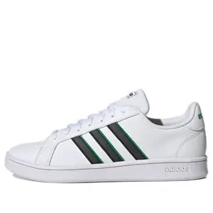 Adidas Grand Court Base Sneakers - Cloud White/carbon/green