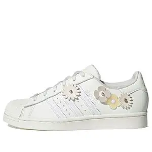 Adidas Superstar Floral Low Top Sneakers - White