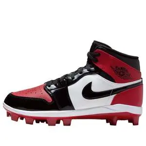 JORDAN Air Jordan 1 MCS Mid-Top Sneakers White/fire Red/black