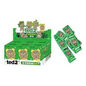 POP MART Ted2 Teddy Bear Action Plush Pendant Sealed Case + Bib And Brace Special Bonus