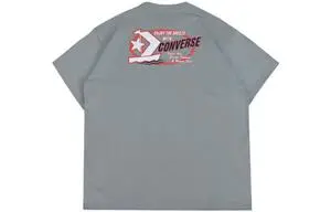 CONVERSE Retro Sail Boat Graphic T-shirt Asia Sizing 'grey - Grey/multi-color