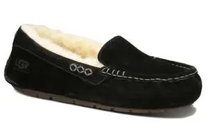 UGG Ansley Suede Slippers - Black