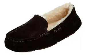 UGG Ansley Suede Slippers - Black