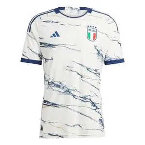 Adidas Authentic Italy 2023 Away Jersey - White/navy