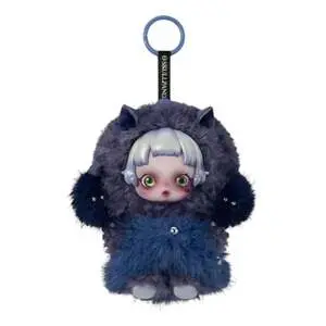 POP MART Skullpanda "you Found Me" Plush Doll Pendant "cerberus - Multi-color