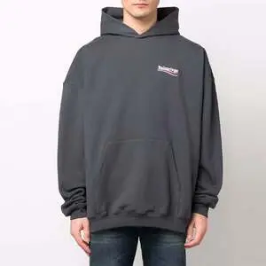 Balenciaga Political Campaign Hoodie - Grey