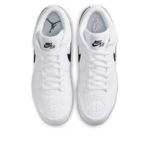 JORDAN 1 Retro Low Metal Baseball Cleats - White/white/black