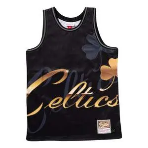 Mitchell & Ness X Nba Boston Celtics Big Face 4.0 Tank - Black/gold