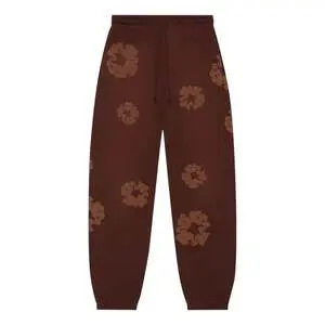 DENIM TEARS Denim Tears Mono Cotton Wreath Sweatpants 'brown' Brown