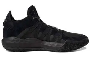 Adidas Dame 6 Leather Athletic Sneakers - Black