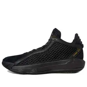 Adidas Dame 6 Leather Athletic Sneakers - Black