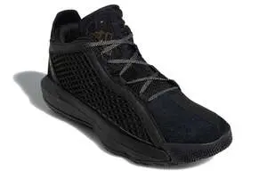 Adidas Dame 6 Leather Athletic Sneakers - Black