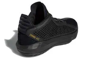 Adidas Dame 6 Leather Athletic Sneakers - Black
