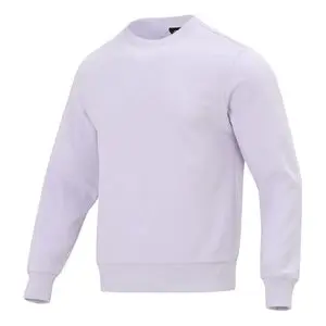 NEW BALANCE Solid Color Sports Round Neck Pullover - White