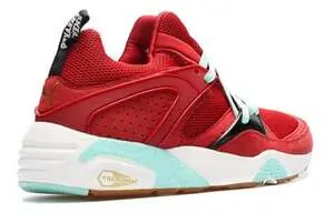PUMA X Packer Shoes X Sneaker Freaker Blaze Of Glory "jaws - Red/black/goldyellowgold