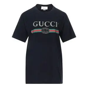 Gucci Oversized Logo T-shirt - Black