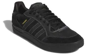 Adidas Tyshawn Low Sneakers - Core Black/cloud White/gold Metallic
